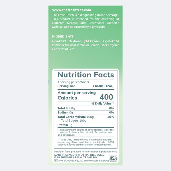 100g Glucose Bottle - BPA Free Plastic [1 Serving] | The Fresh Test
